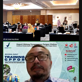 CPPOB Training for Processed Food SMEs by BPOM